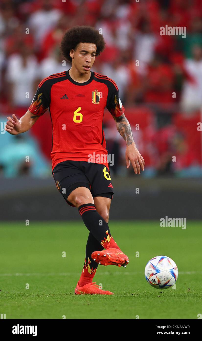 Doha, Qatar, 27th November 2022. Axel Witsel of Belgium during the FIFA ...