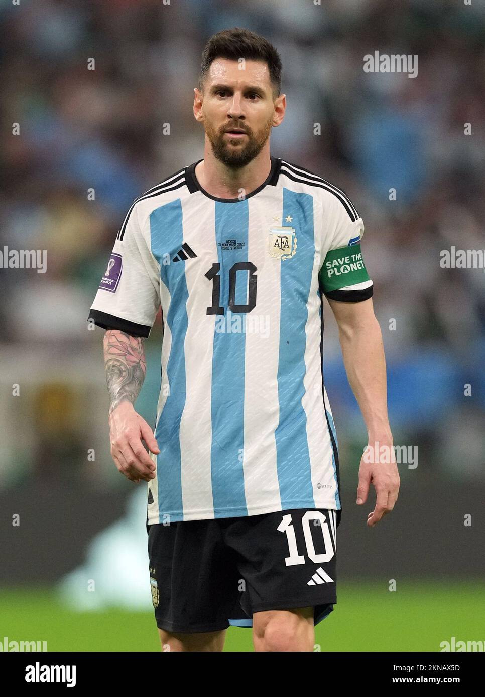 Argentina's Lionel Messi during the FIFA World Cup Group C match at the ...