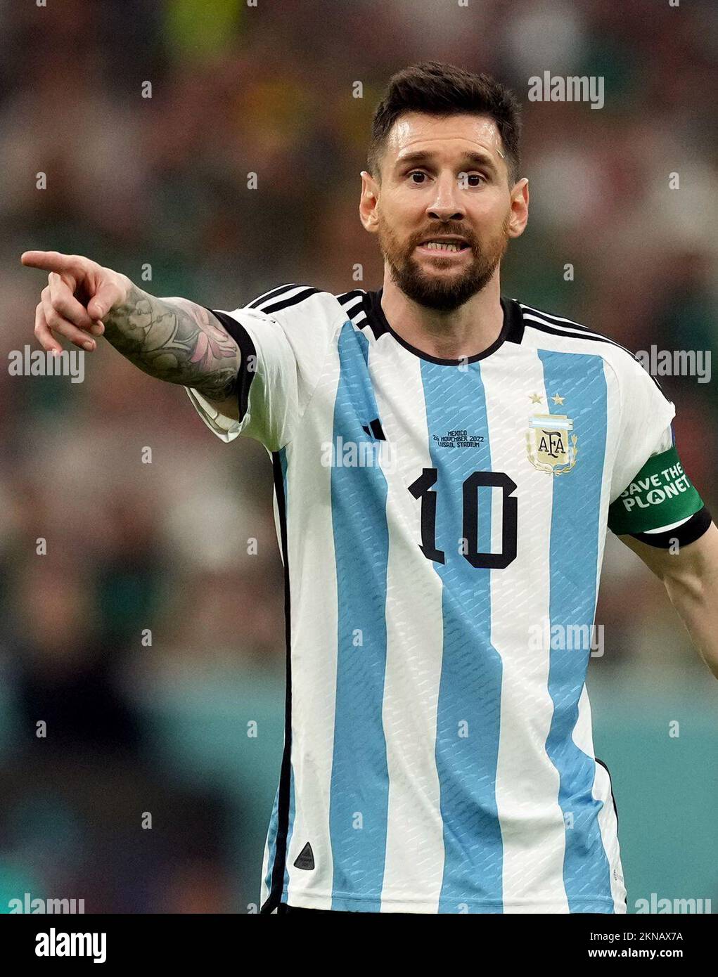 Argentina's Lionel Messi during the FIFA World Cup Group C match at the ...