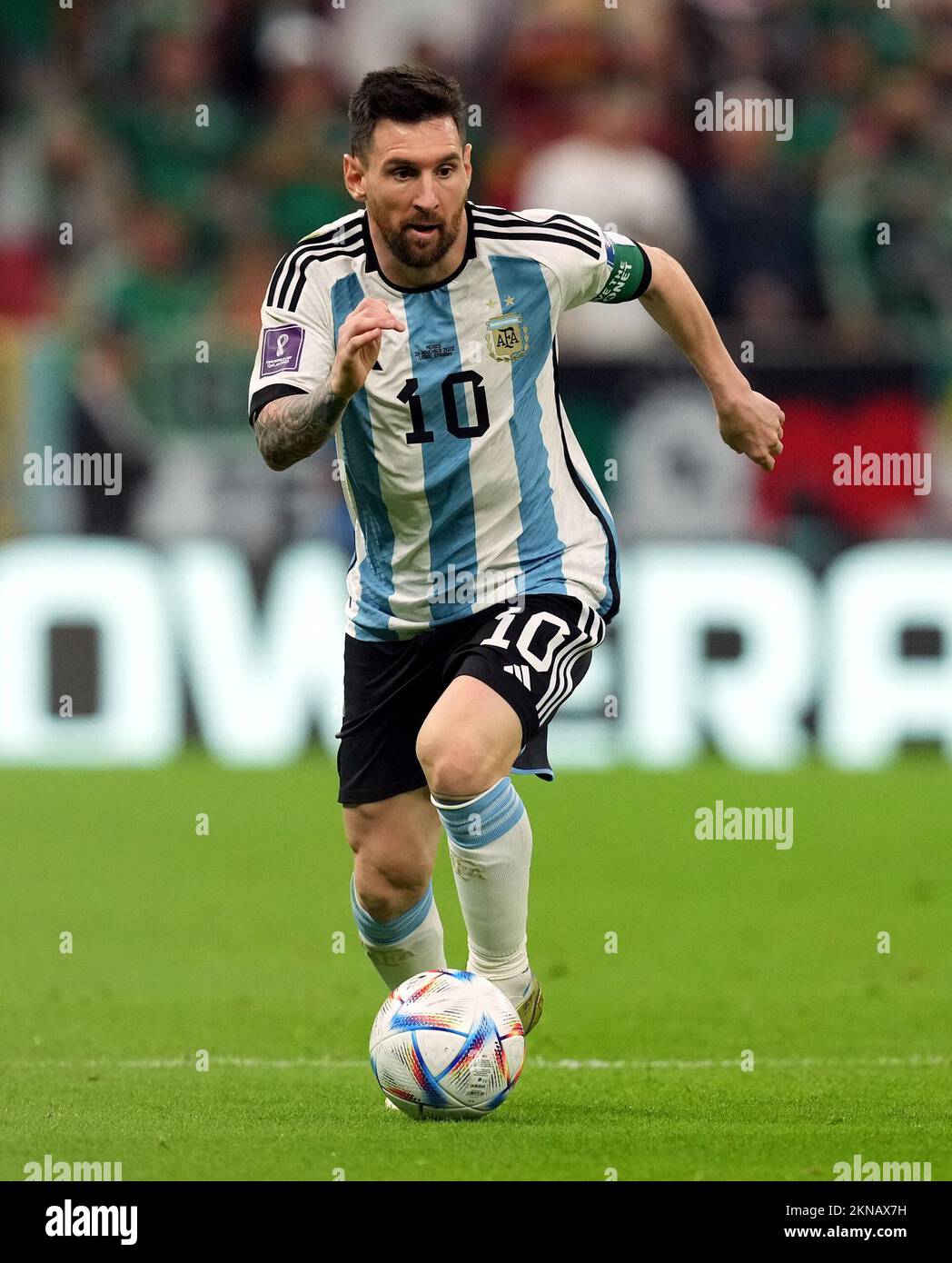 Argentina's Lionel Messi during the FIFA World Cup Group C match at the ...