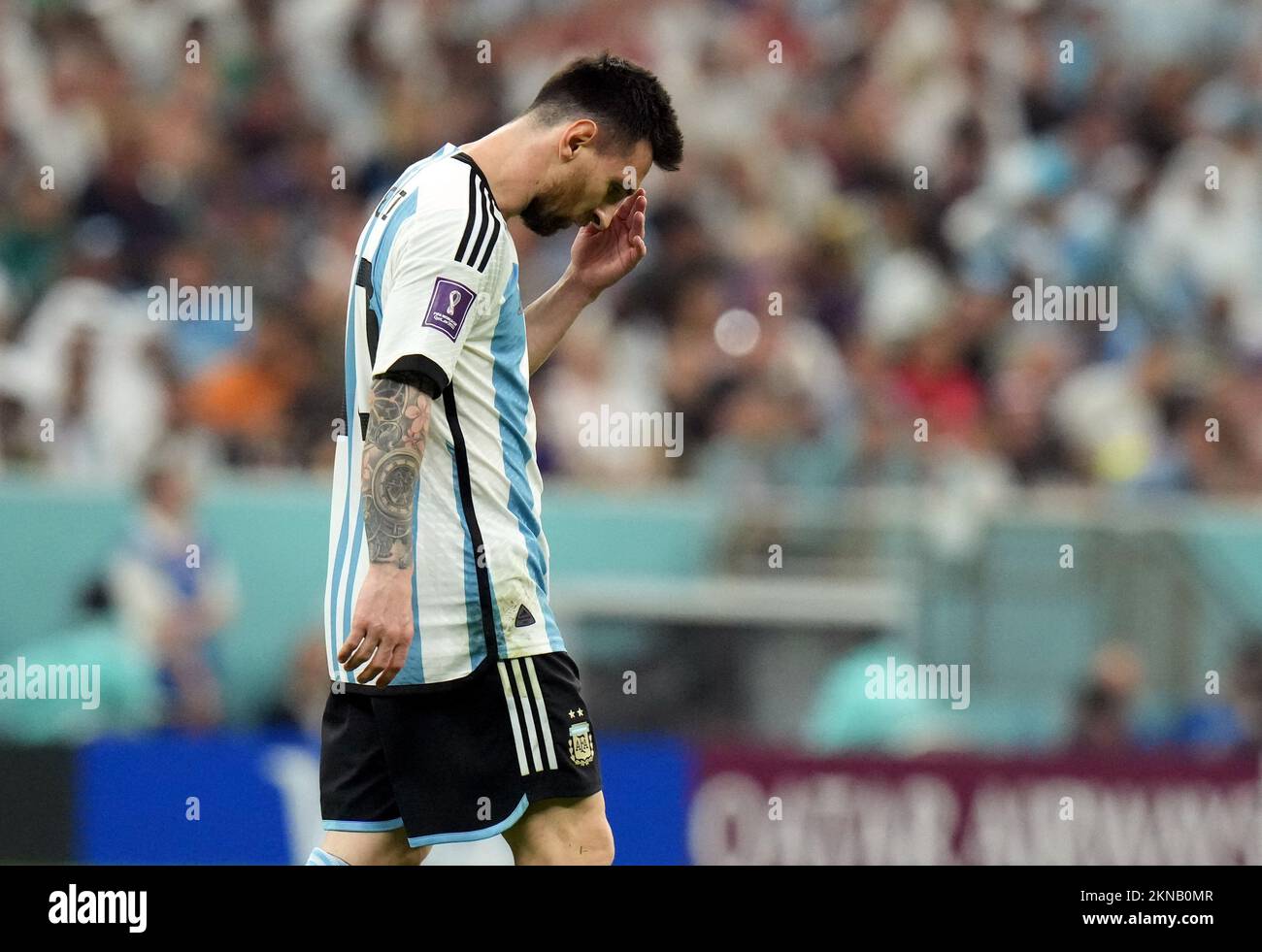 Argentina's Lionel Messi during the FIFA World Cup Group C match at the ...
