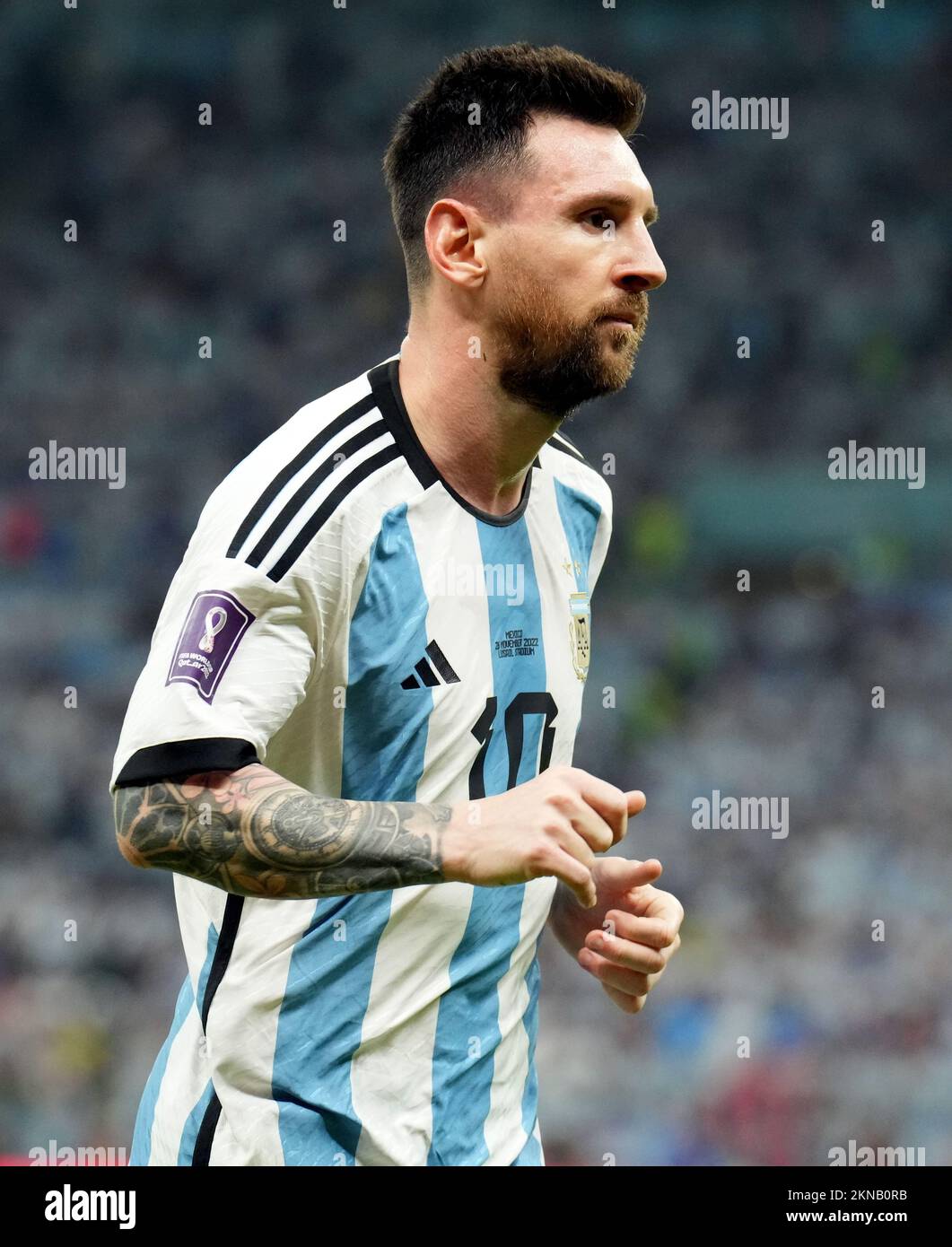 Argentina's Lionel Messi during the FIFA World Cup Group C match at the ...