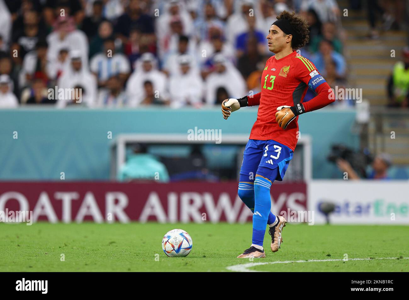 Guillermo Ochoa during the FIFA World Cup Qatar 2022 Group C match ...
