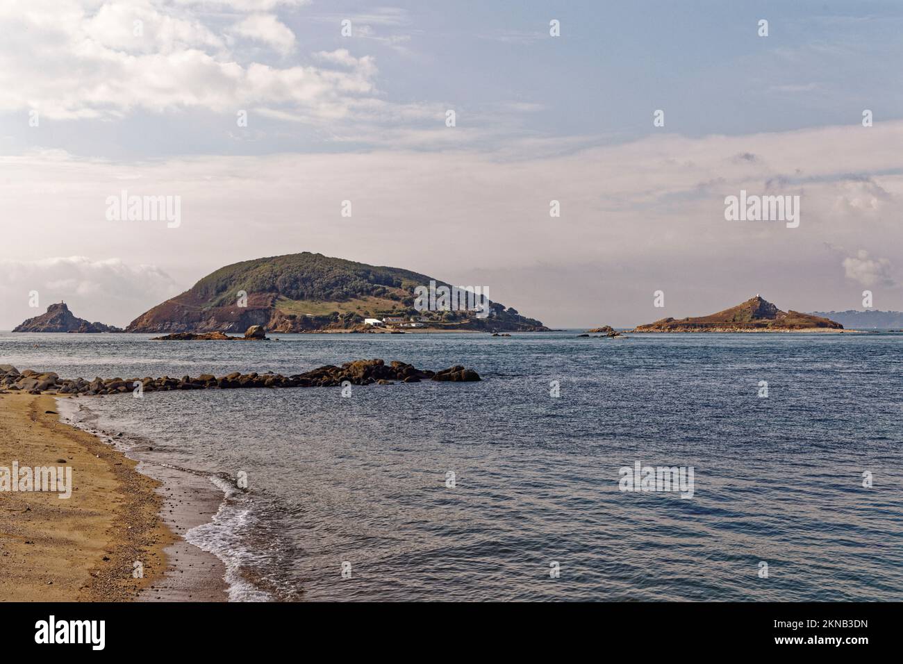The island of Jethou seen from Herm Stock Photo - Alamy