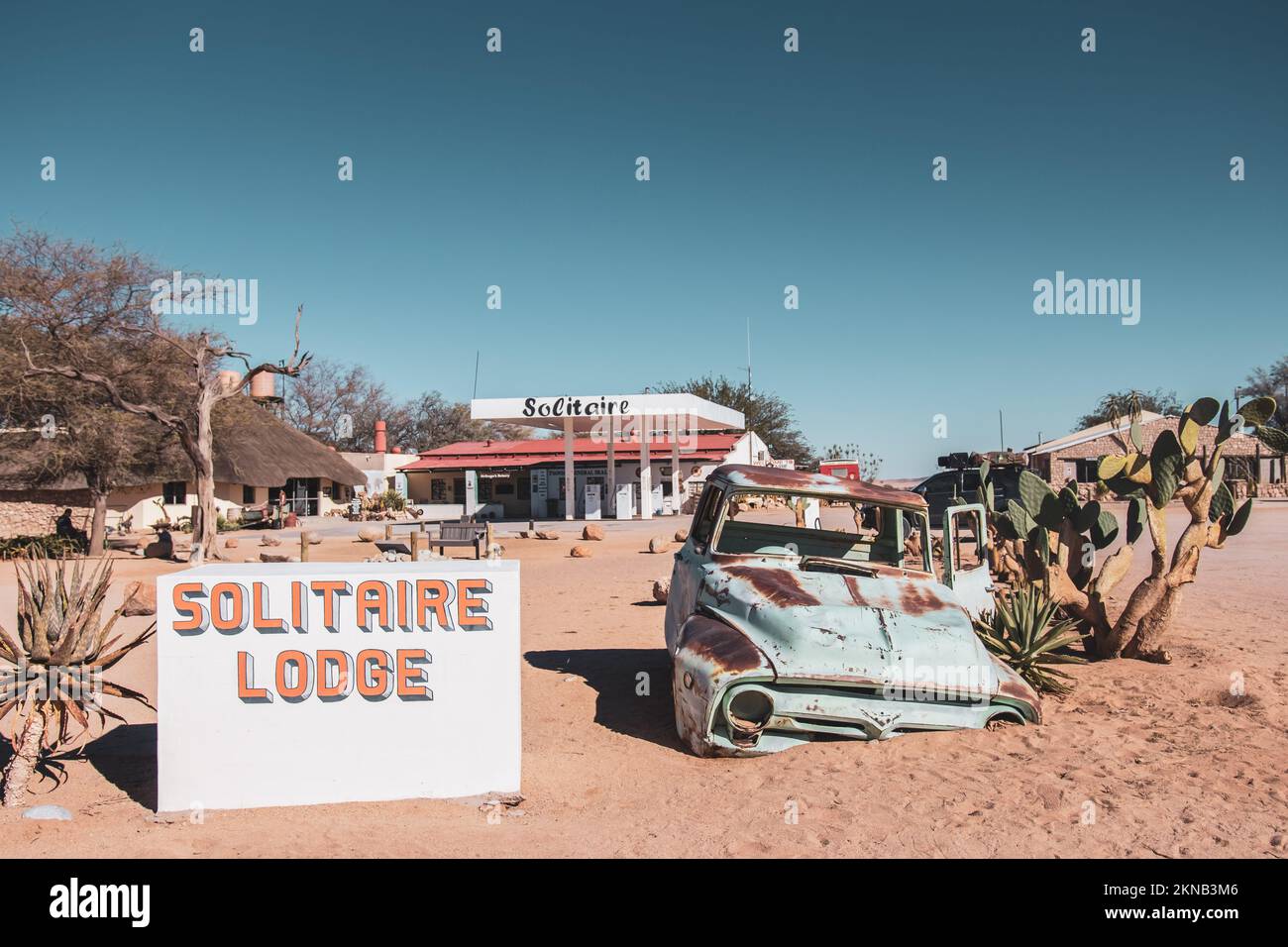 Gas station in namibia hi-res stock photography and images - Alamy