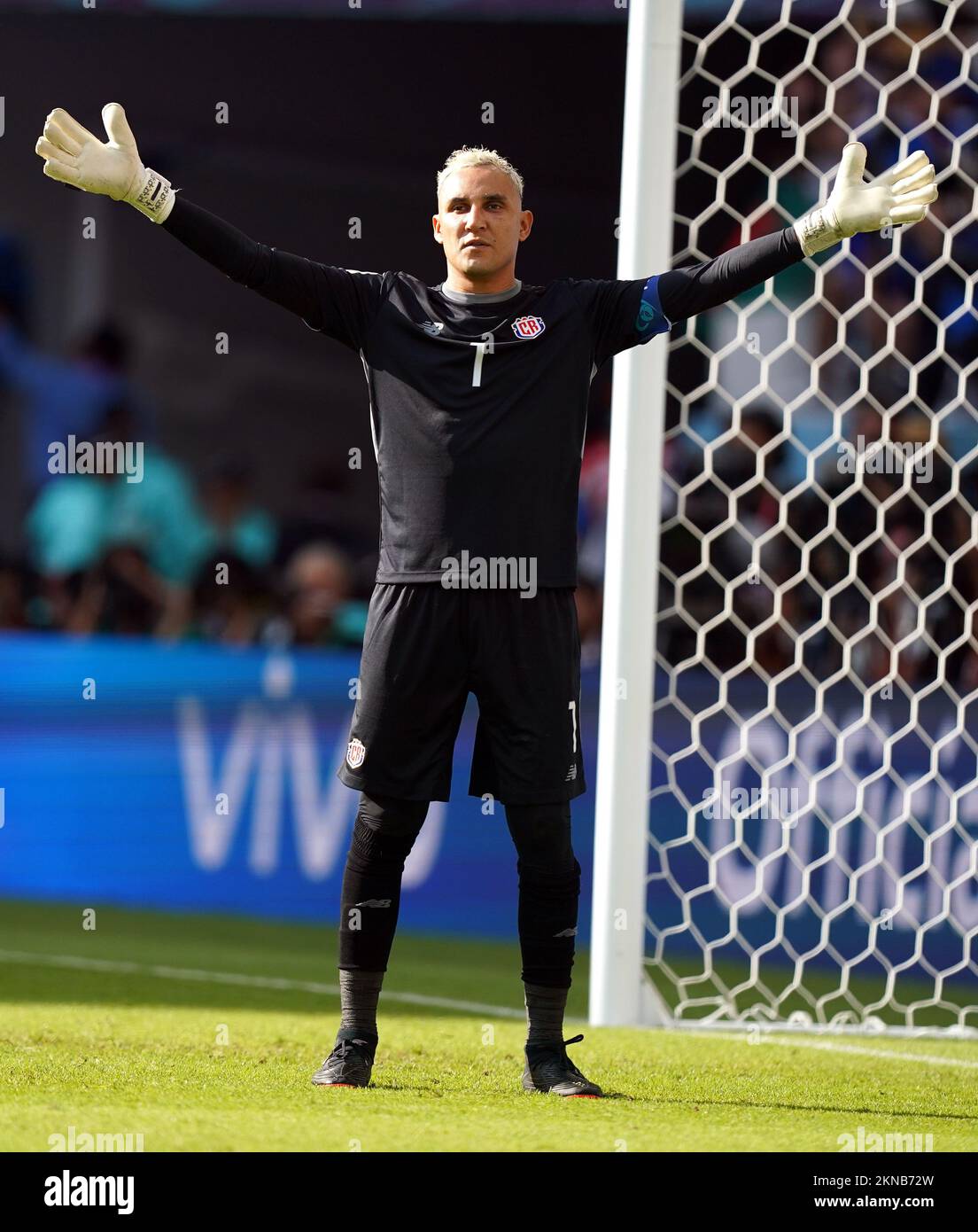 Costa Rica goalkeeper Keylor Navas during the FIFA World Cup Group E ...