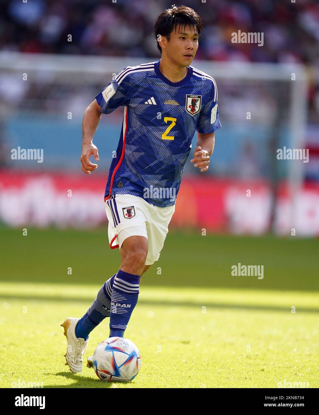 Japan's Miki Yamane during the FIFA World Cup Group E match at the Ahmad Bin Ali Stadium, Al ...
