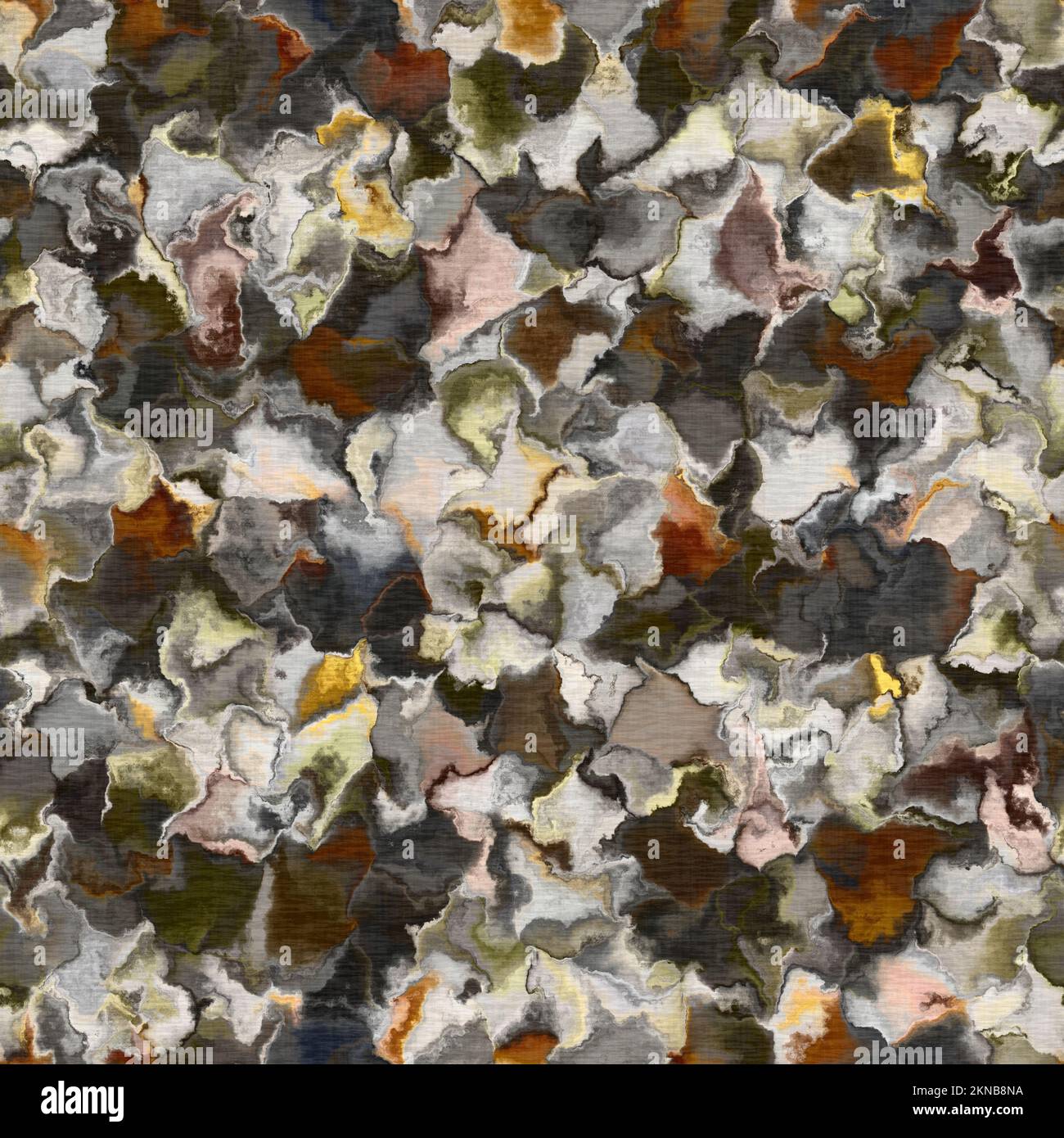 Camouflage wavy marble seamless pattern. Gradient blur for camo ...