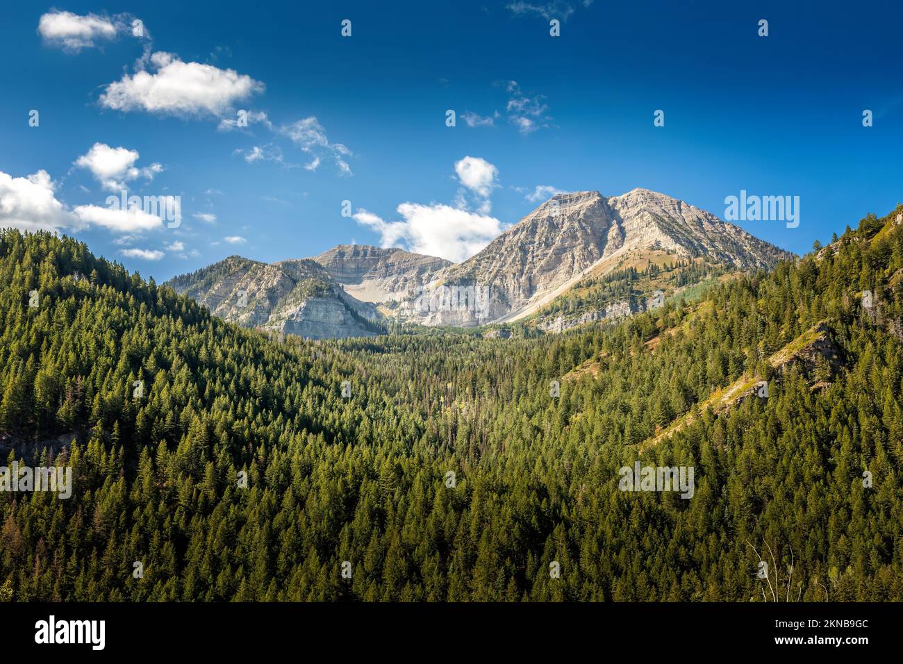 Mountain Range in the vicinity of Sundance, Utah Stock Photo - Alamy
