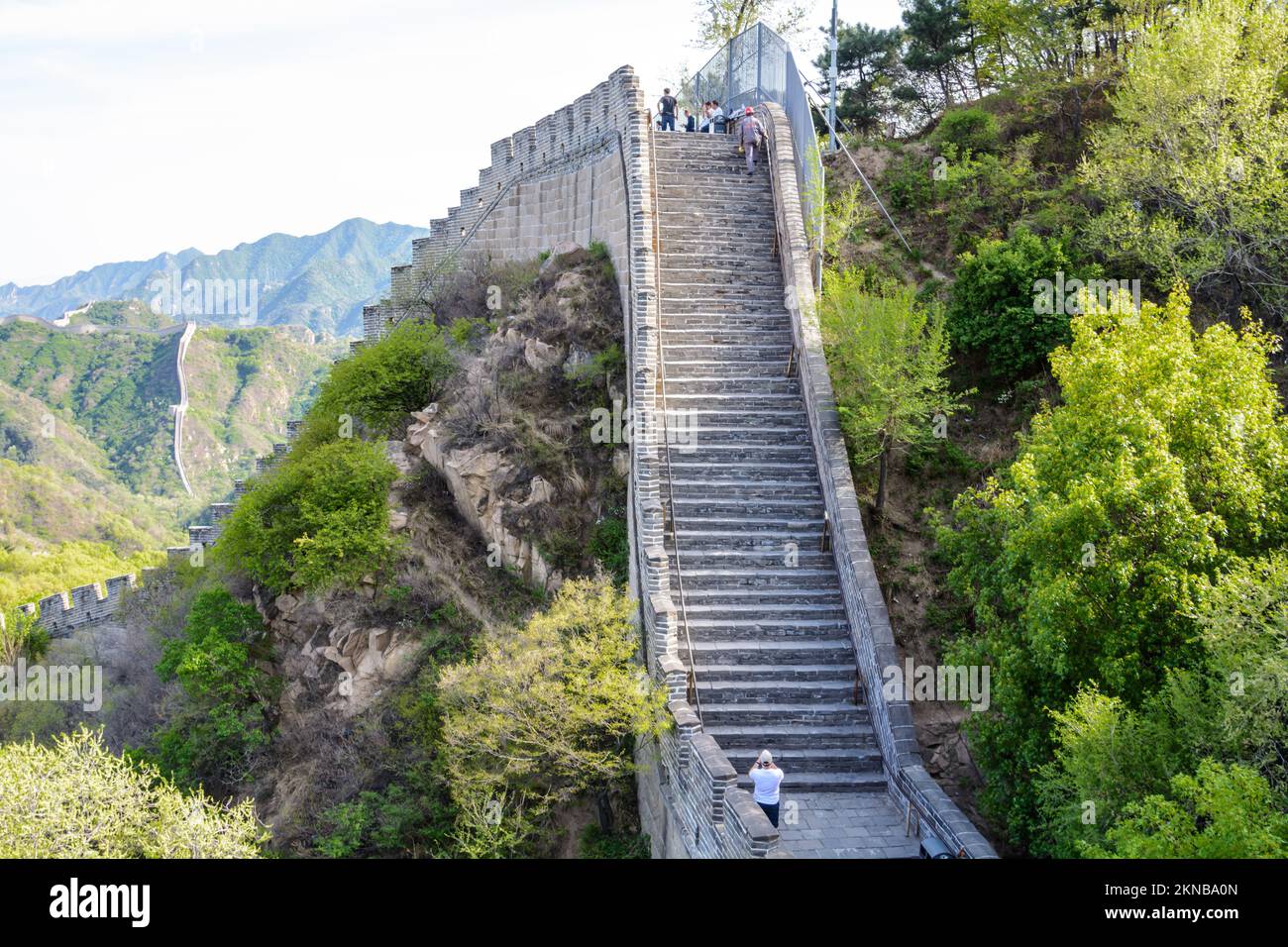 touch the history. Steps of the ancient protective wall. steep steps ...