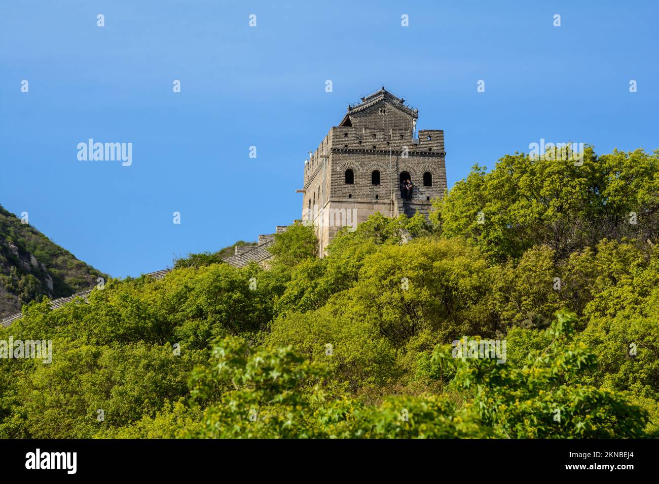 Great Wall of China the great man-made structure. Old building Stock ...