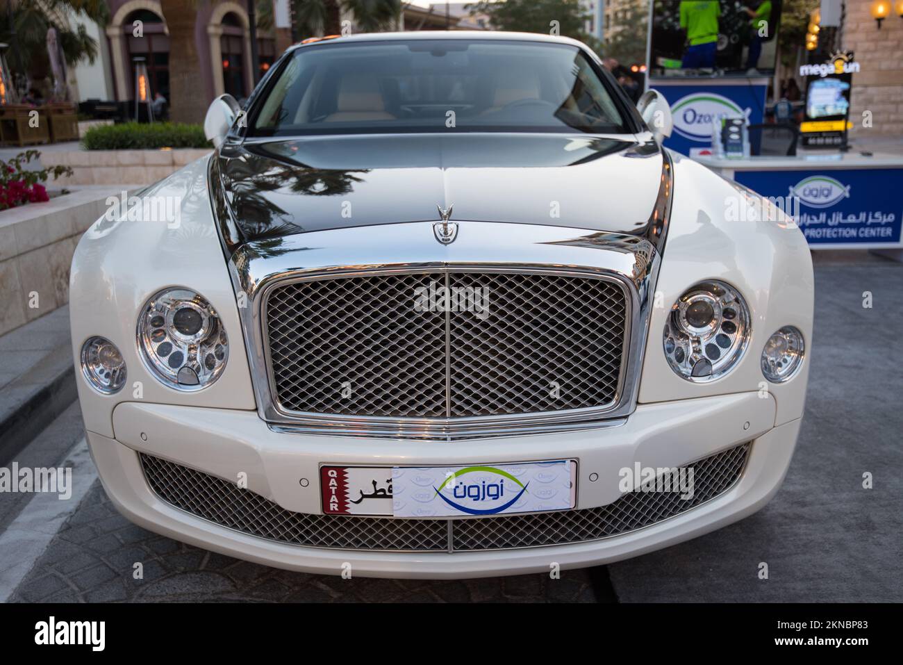Doha, Qatar-February 01, 2020 : Exhibition of luxury supercars ...