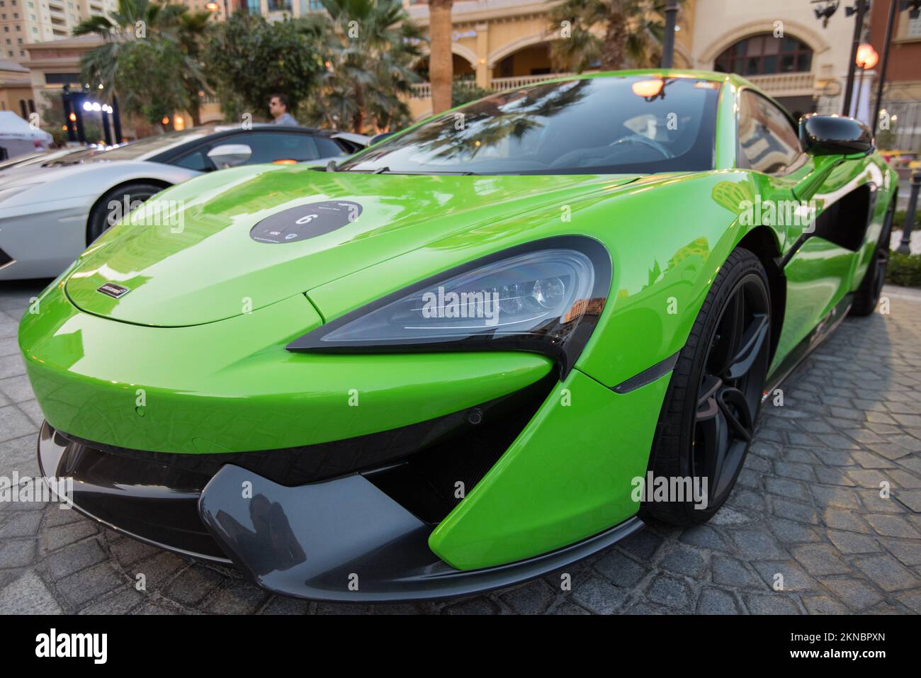 Doha, Qatar-February 01, 2020 : Exhibition of luxury supercars ...