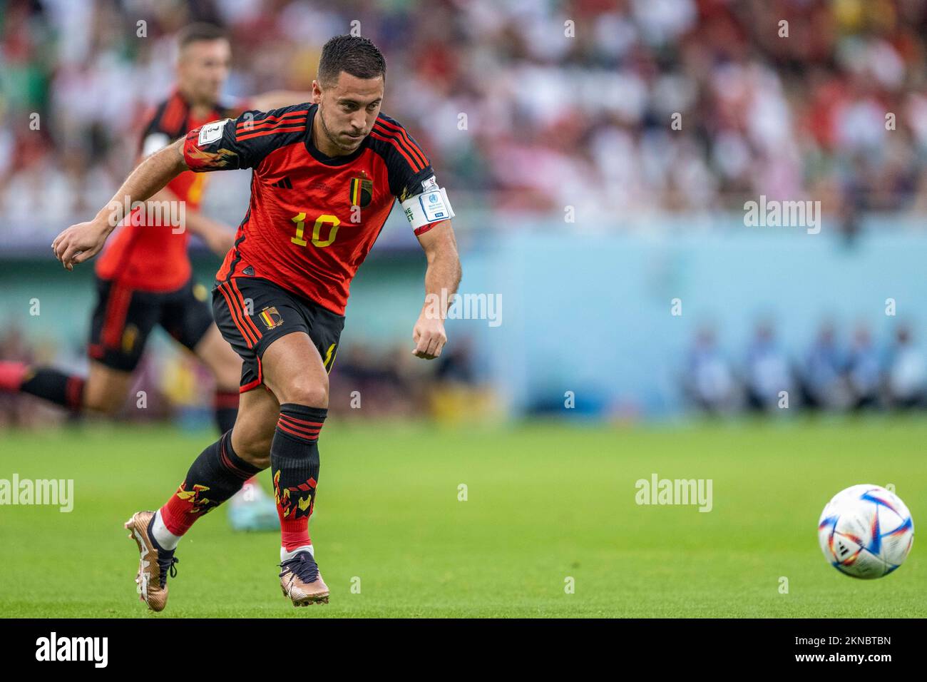 Doha, Catar. 27th Nov, 2022. Eden Hazard of Belgium during a match ...