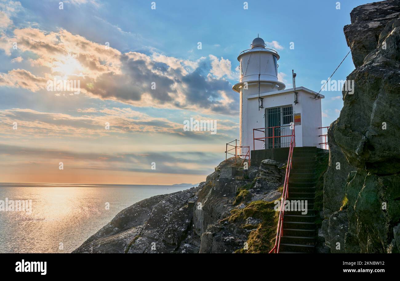 Hook Head lighthouse at the southern spit of Ireland is the oldest ...