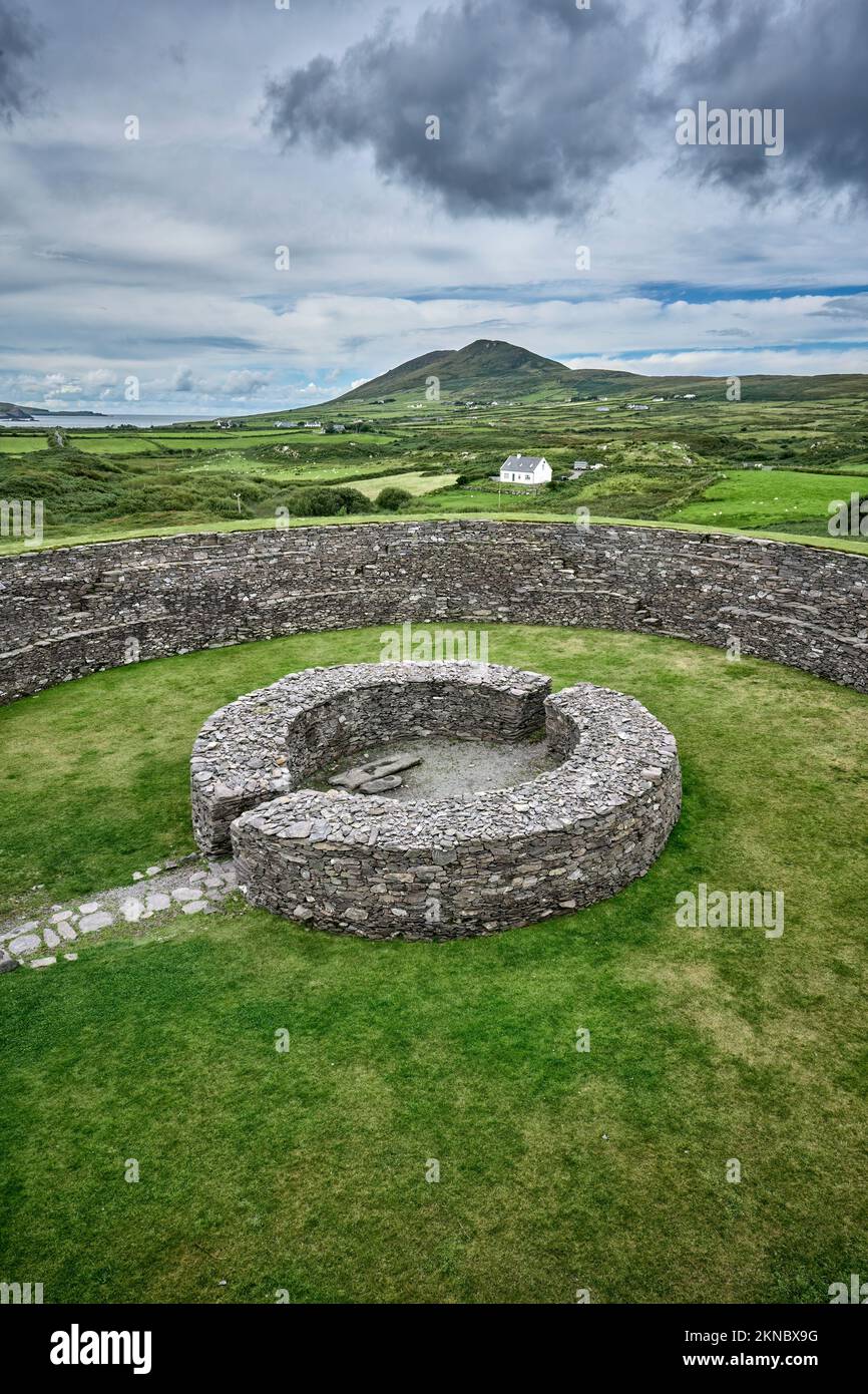 archaeological site of prehistoric ring fort of Cahergall , County ...
