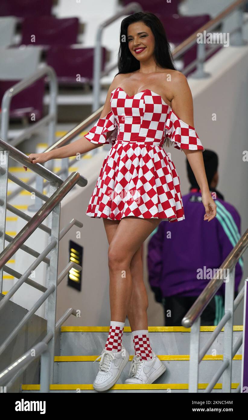 Ivana Knoll, Croatia fan and model who has been pushing the modesty ...