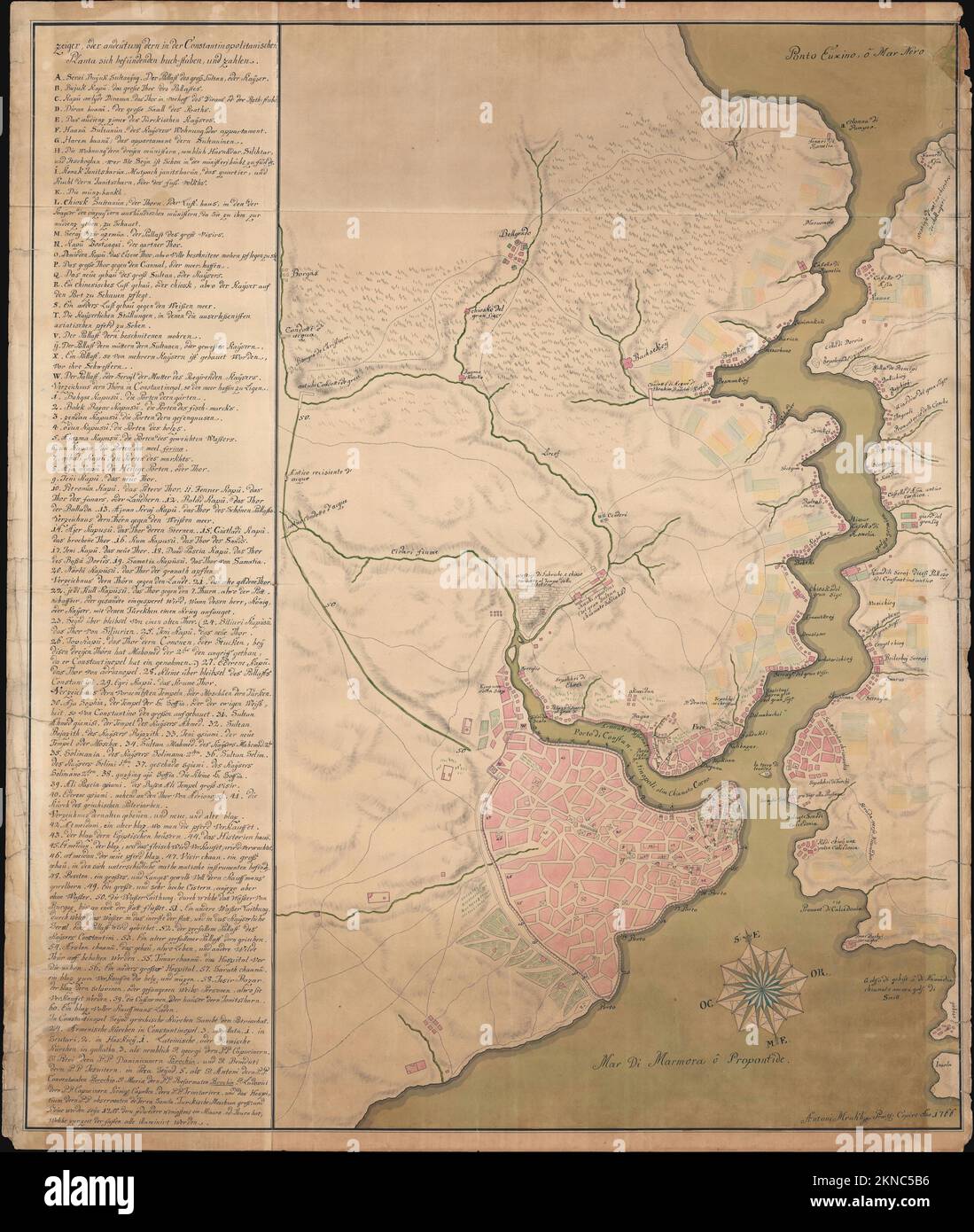 Constantinople city plan hi-res stock photography and images - Alamy