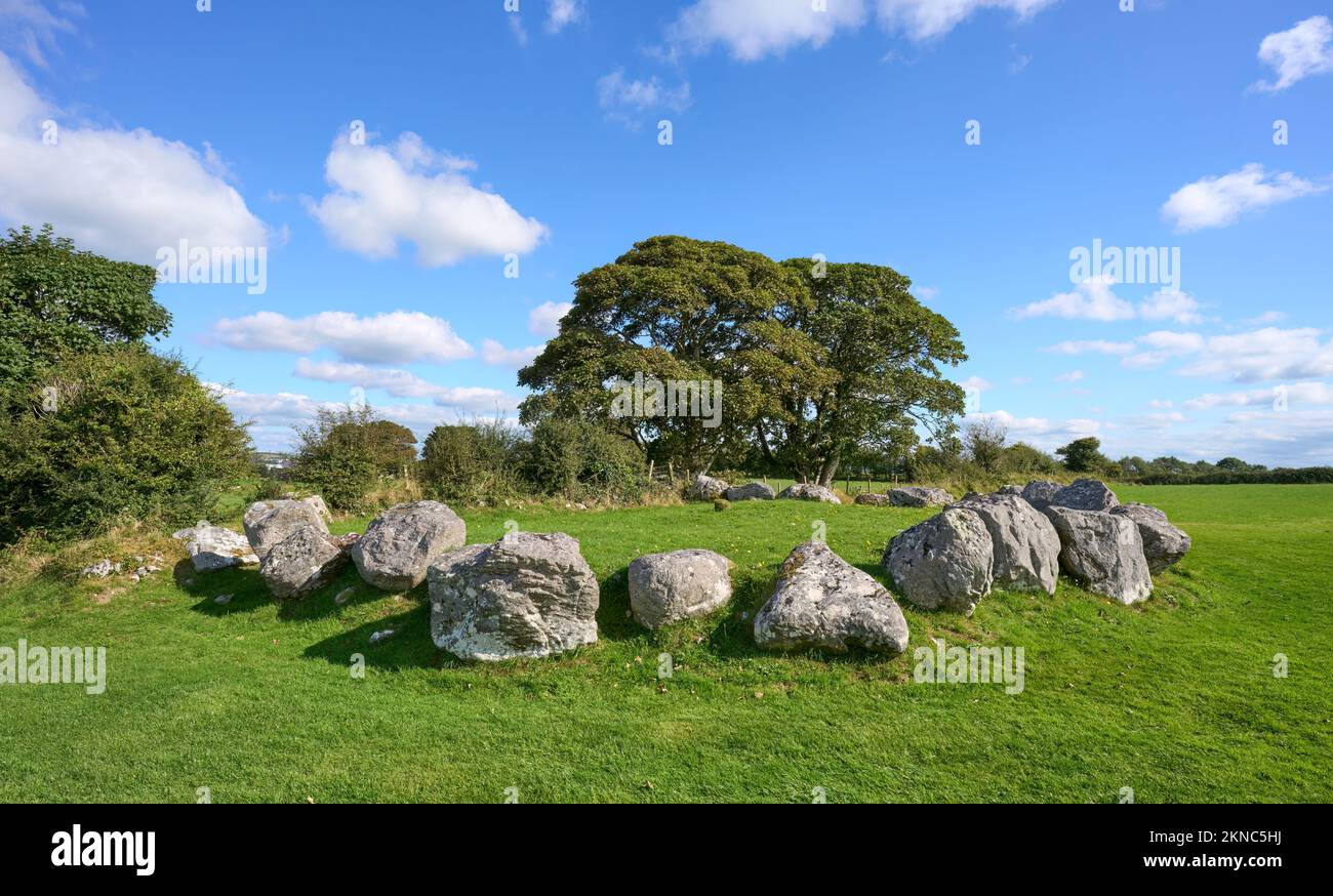 archaeological site of prehistoric stone circle of stone circle of ...
