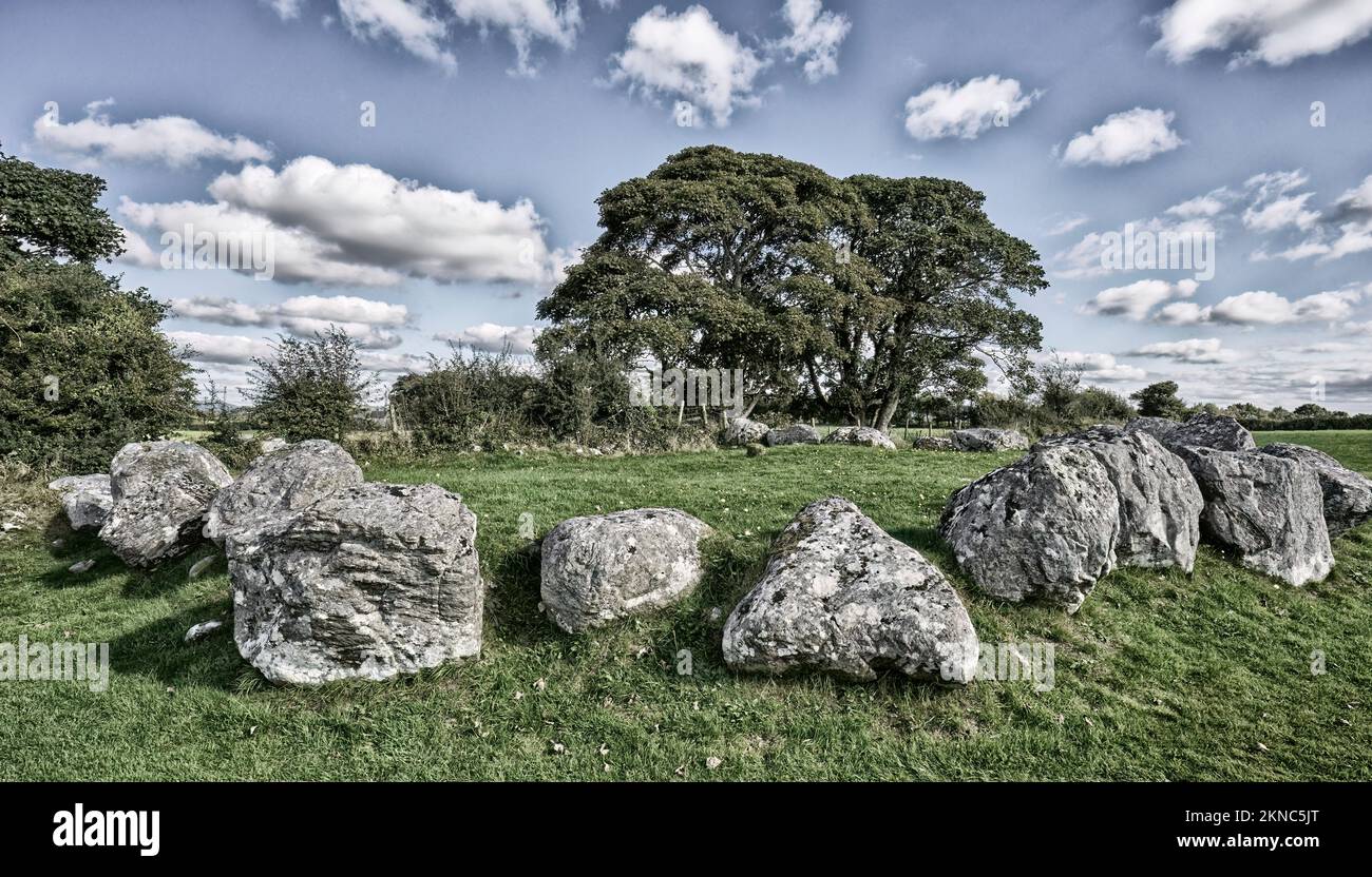 archaeological site of prehistoric stone circle of stone circle of ...