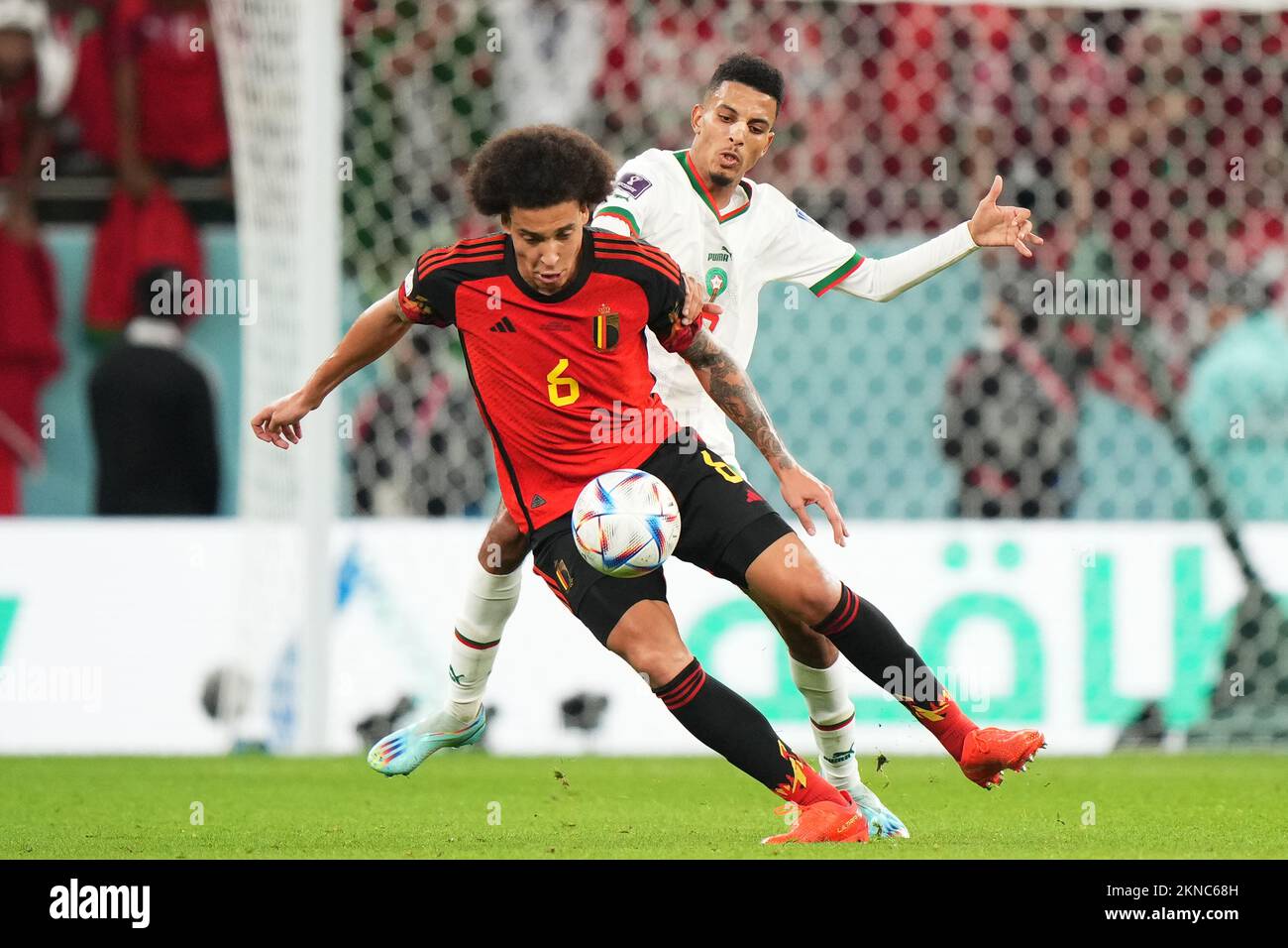 Axel Witsel of Belgium during the FIFA World Cup Qatar 2022 match ...