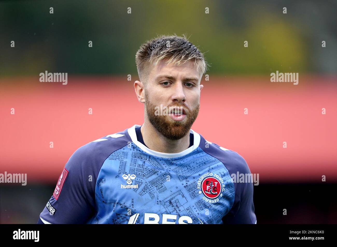 Fleetwood Town's Shaun Rooney during the Emirates FA Cup second round ...