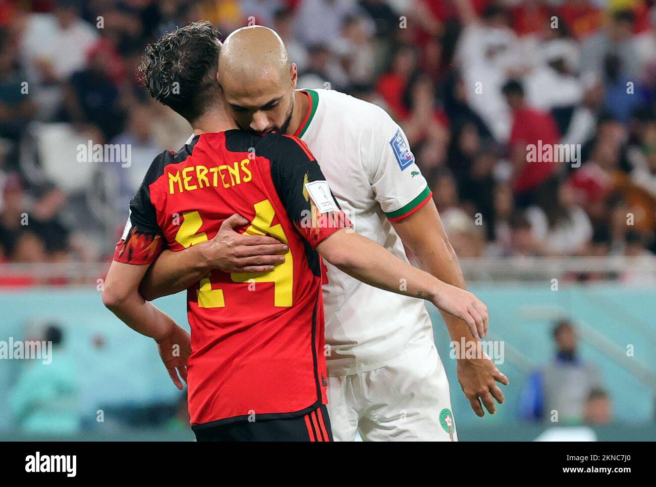 Belgium's Dries Mertens pictured during a soccer game between Belgium's ...