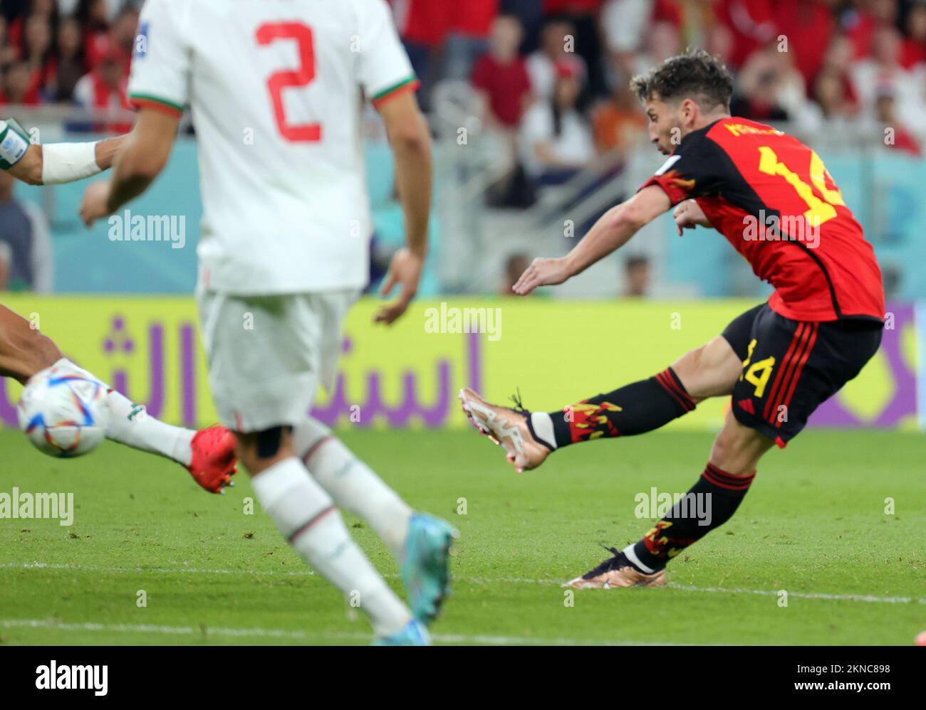 Belgium's Dries Mertens pictured in action during a soccer game between ...