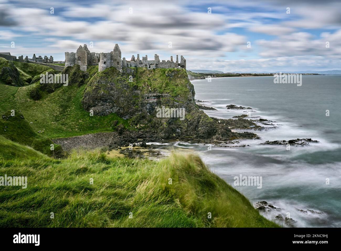 ruin of Dunluce Castle is one of the biggest castles in Northern ...
