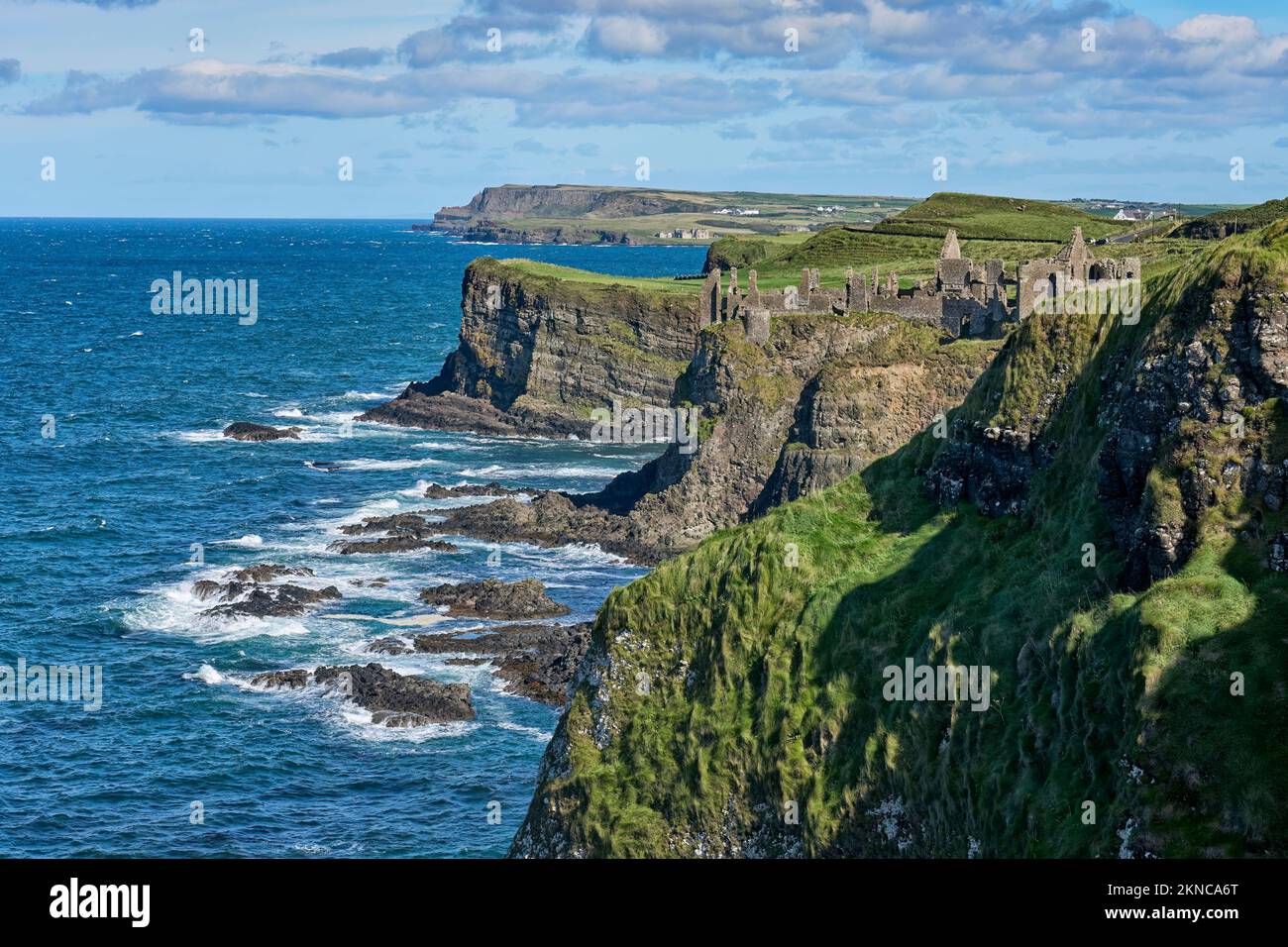 ruin of Dunluce Castle is one of the biggest castles in Northern ...