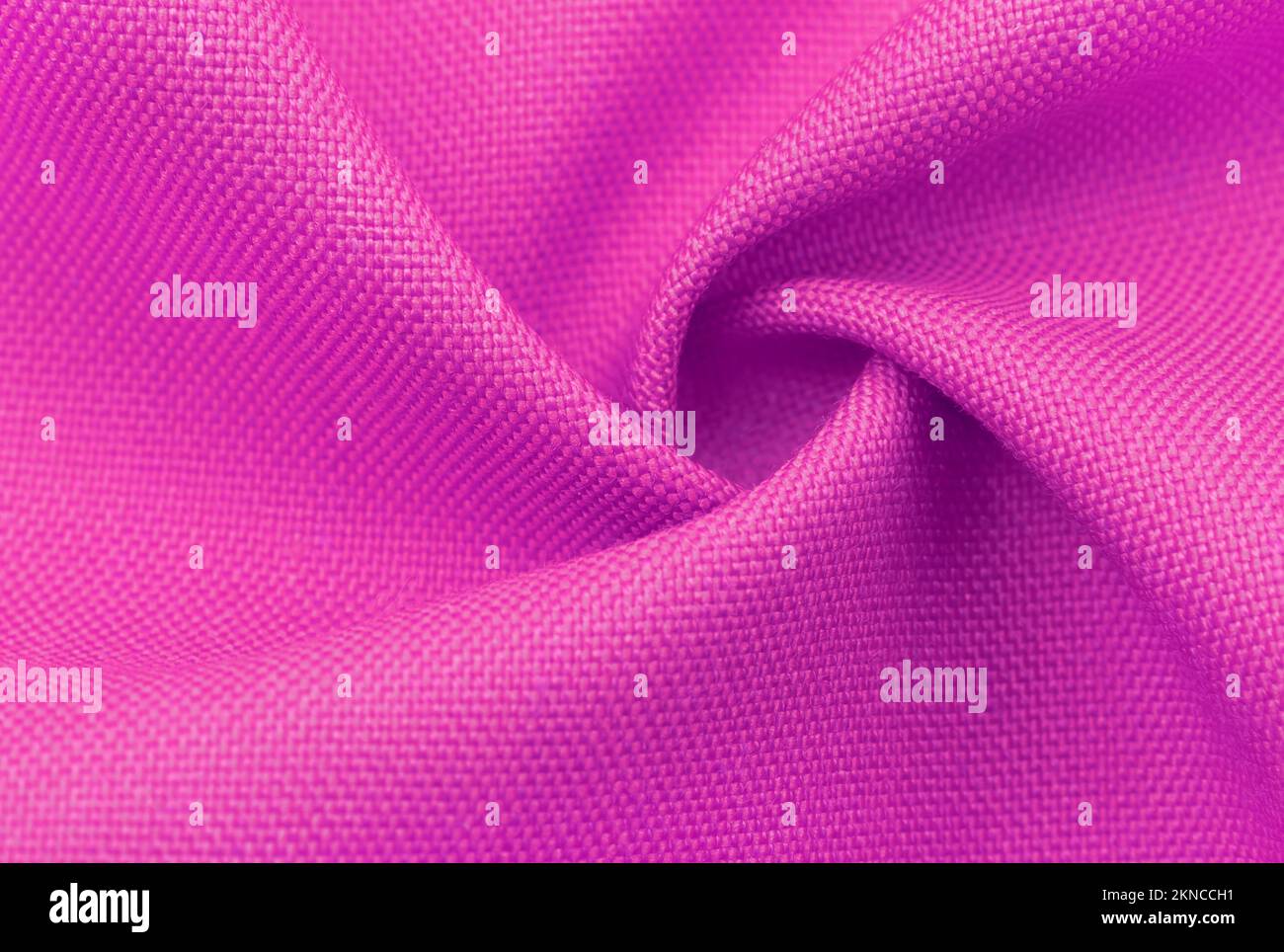 Pink fabric background with folds and waves. Textile. Material. Texture ...