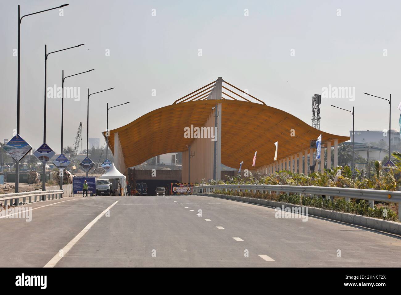 Chattogram, Bangladesh - November 25, 2022: A view of the two-tube ...