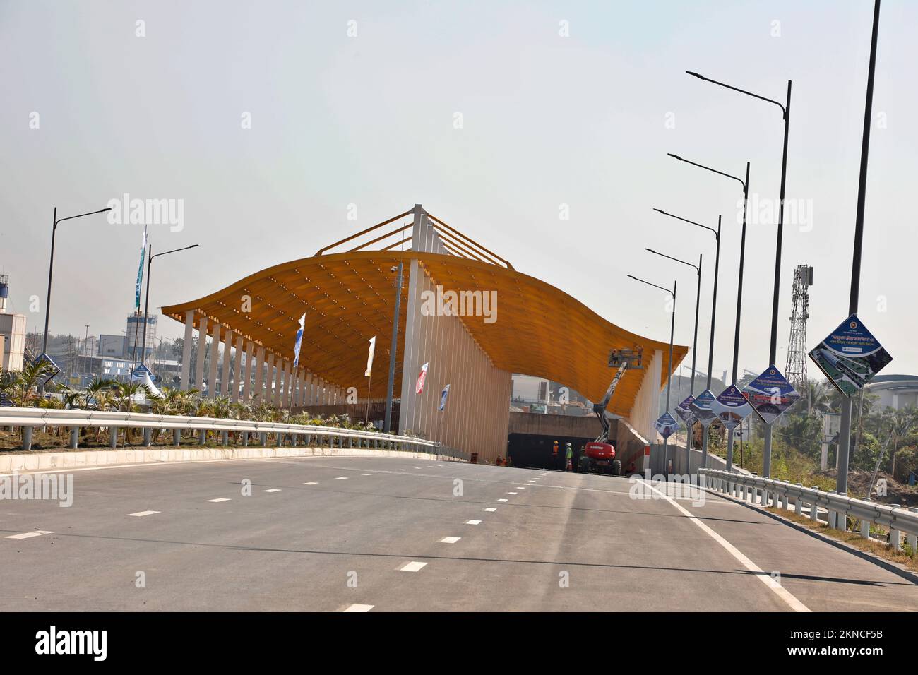Chattogram, Bangladesh - November 25, 2022: A view of the two-tube ...