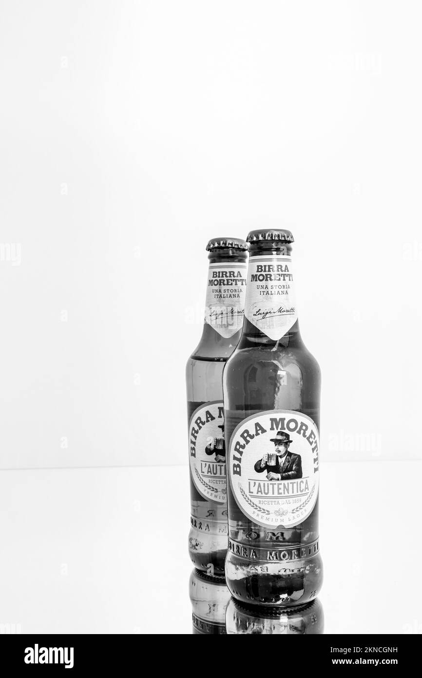 Birra Moretti beer. Bucharest, Romania, 2023 Stock Photo - Alamy