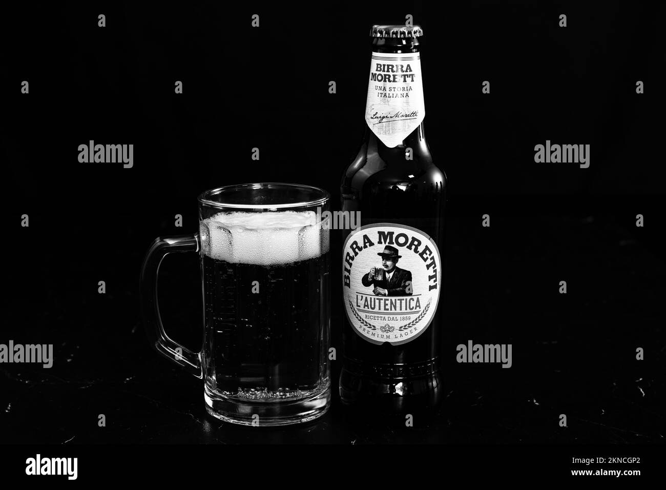 Birra Moretti beer. Bucharest, Romania, 2023 Stock Photo - Alamy