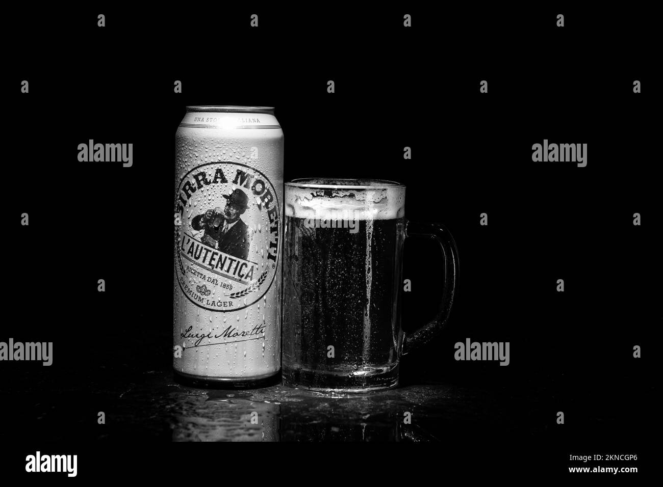 Birra Moretti beer. Bucharest, Romania, 2023 Stock Photo - Alamy