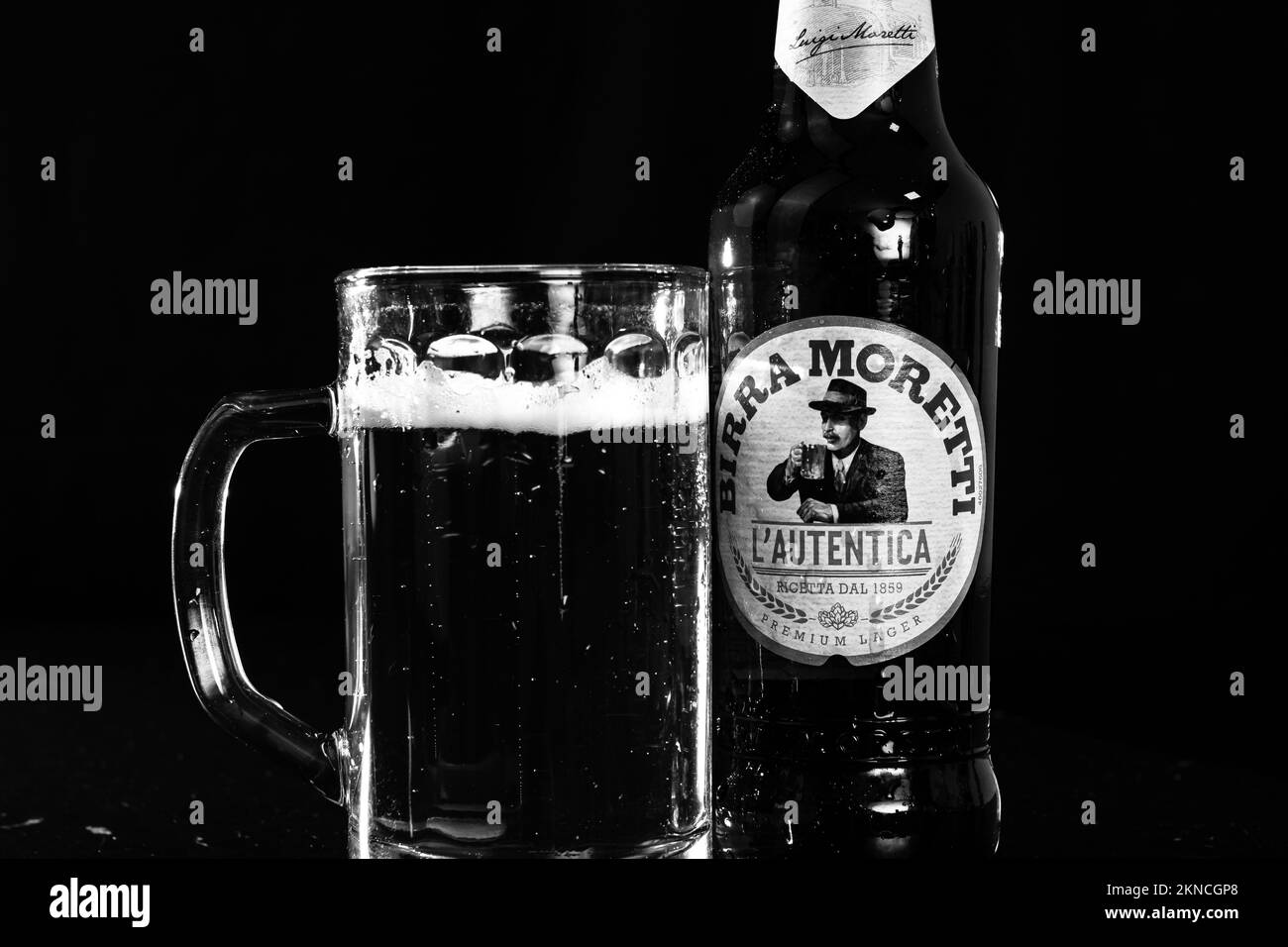 Birra Moretti beer. Bucharest, Romania, 2023 Stock Photo - Alamy