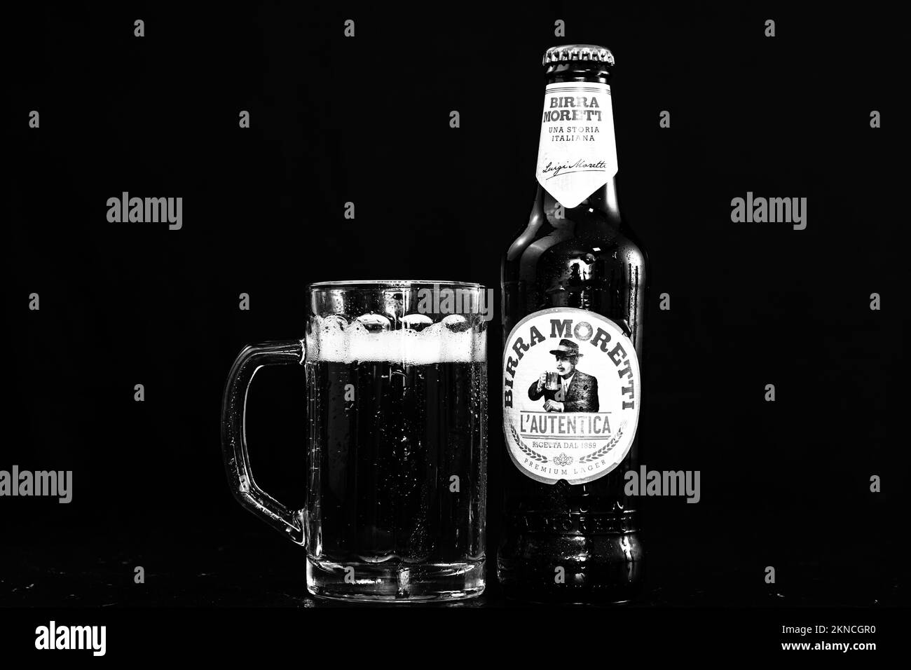 Birra Moretti beer. Bucharest, Romania, 2023 Stock Photo - Alamy