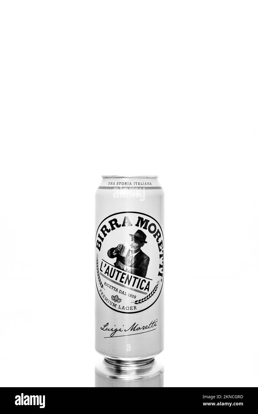 Birra Moretti beer. Bucharest, Romania, 2023 Stock Photo - Alamy