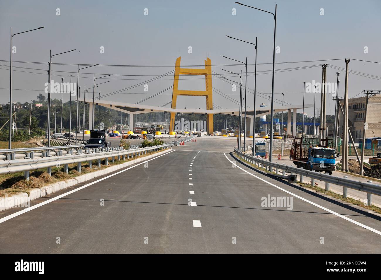 Chattogram, Bangladesh - November 25, 2022: A view of the two-tube ...