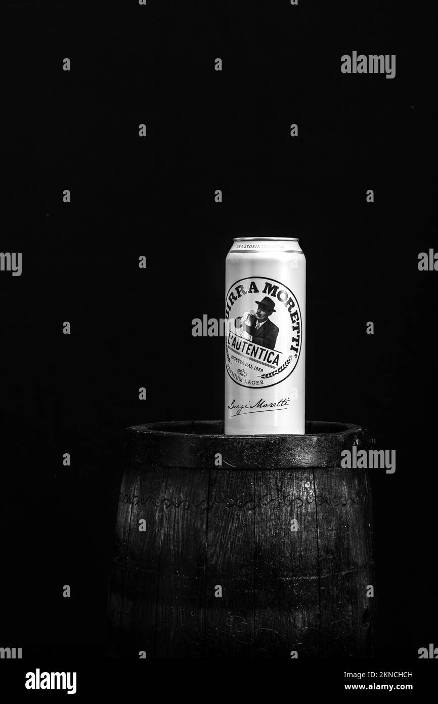 Birra Moretti beer. Bucharest, Romania, 2023 Stock Photo - Alamy