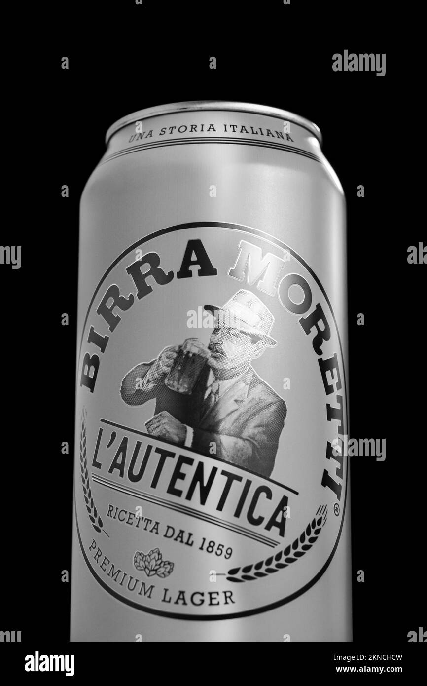 Birra Moretti beer. Bucharest, Romania, 2023 Stock Photo - Alamy