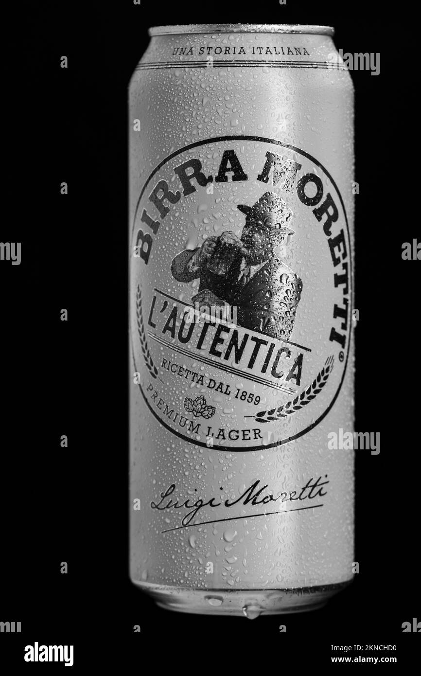 Birra Moretti beer. Bucharest, Romania, 2023 Stock Photo - Alamy