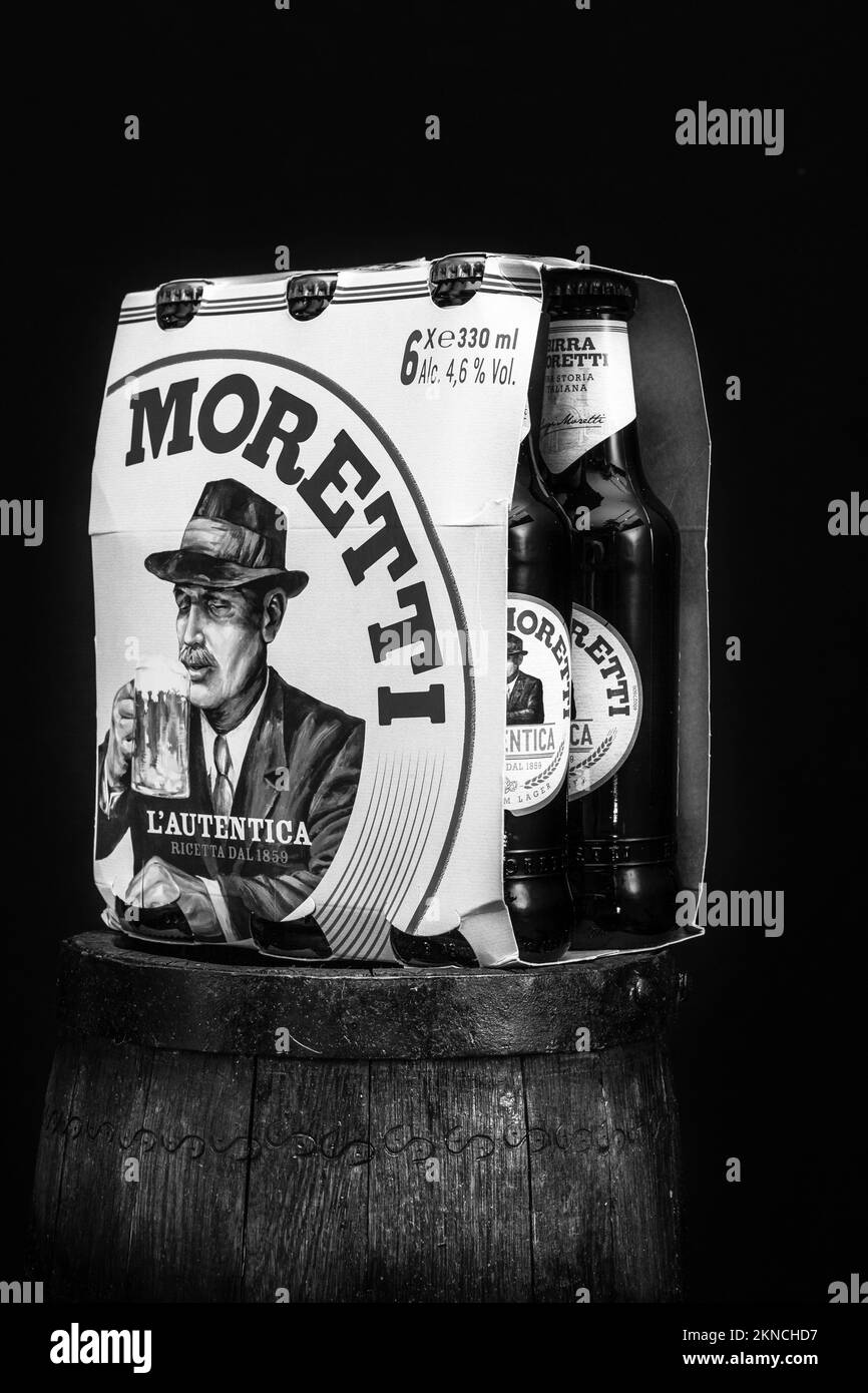 Birra Moretti beer. Bucharest, Romania, 2023 Stock Photo - Alamy