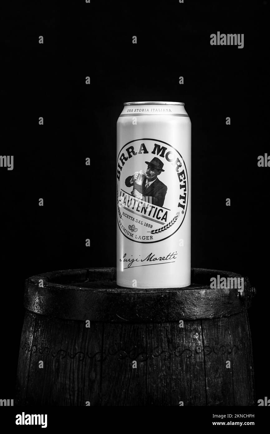 Birra Moretti beer. Bucharest, Romania, 2023 Stock Photo - Alamy