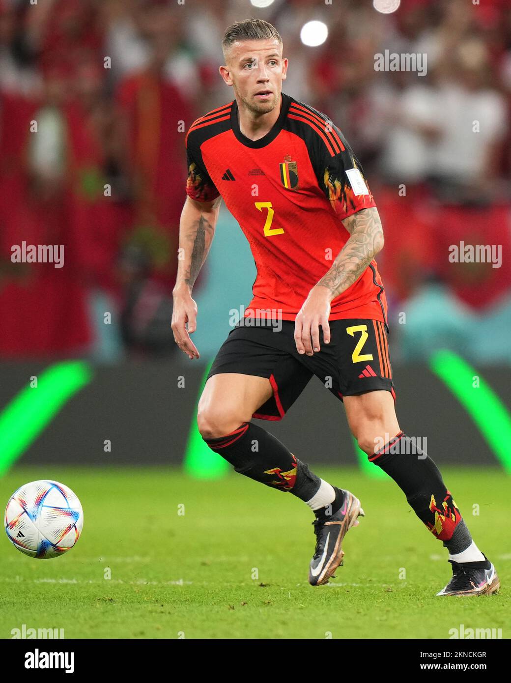 Doha, Qatar. 27th Nov, 2022. Toby Alderweireld of Belgium during the ...