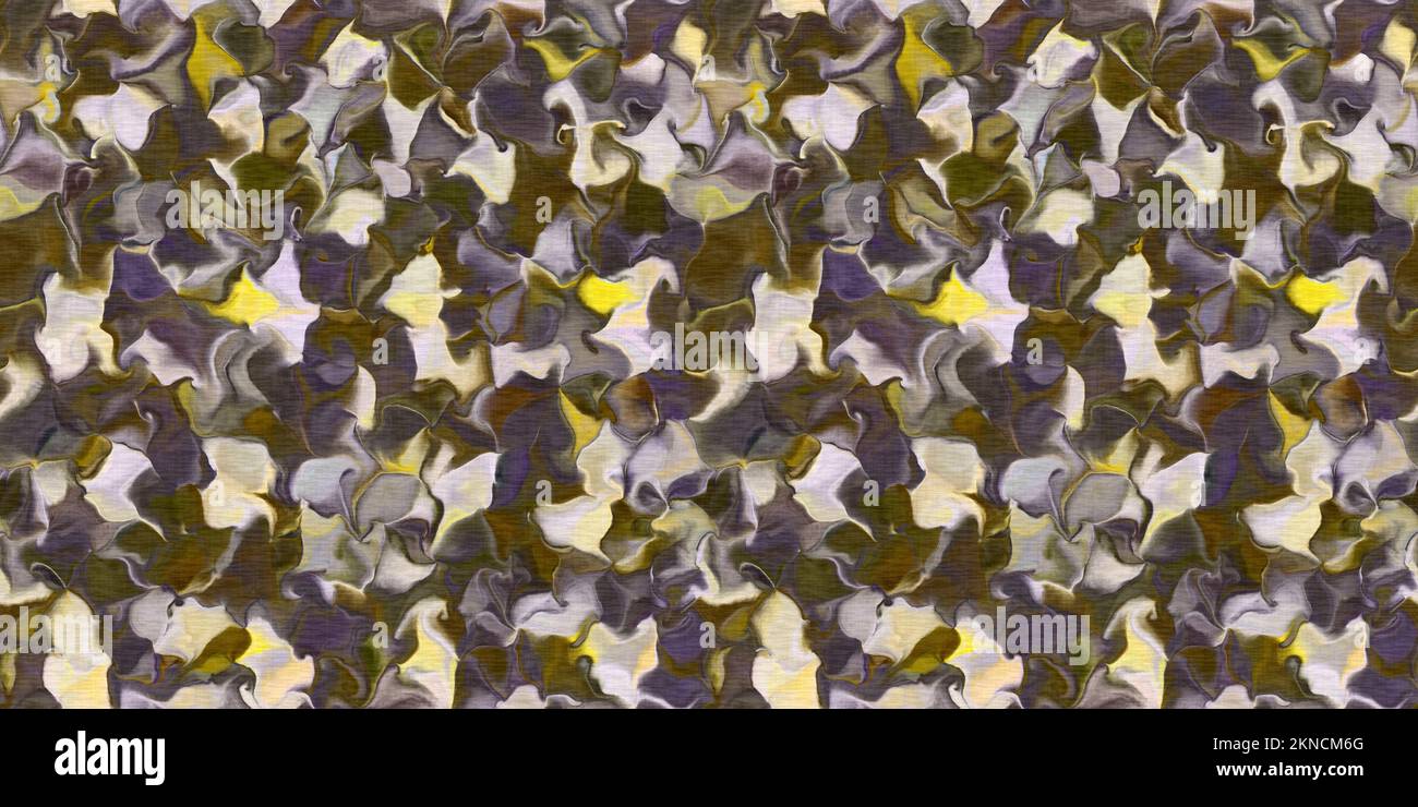 Camouflage wavy marble seamless border. Gradient blur for camo bohemian ...