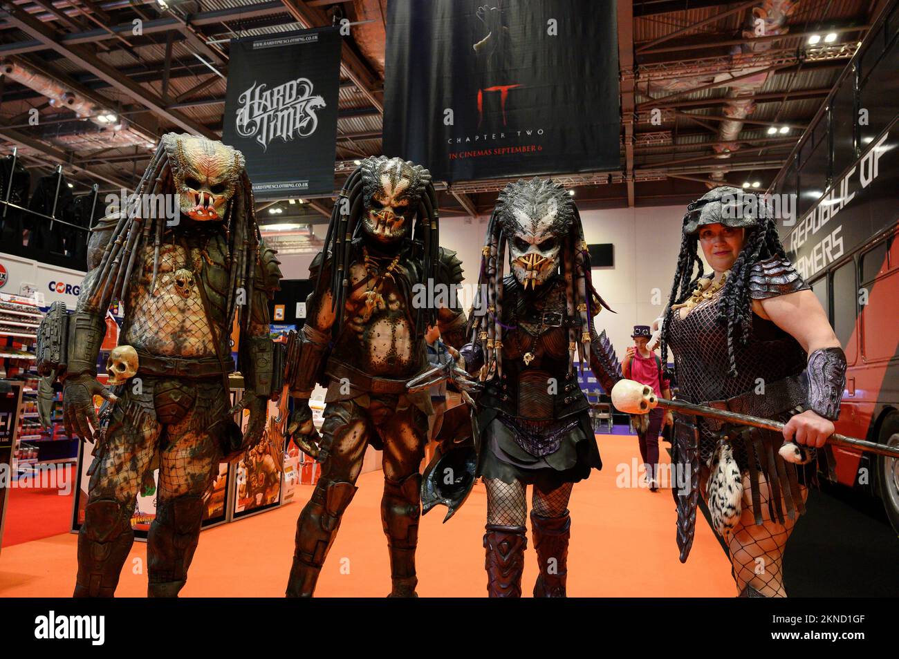Predator cosplay at MCM Comic Con in London Stock Photo - Alamy