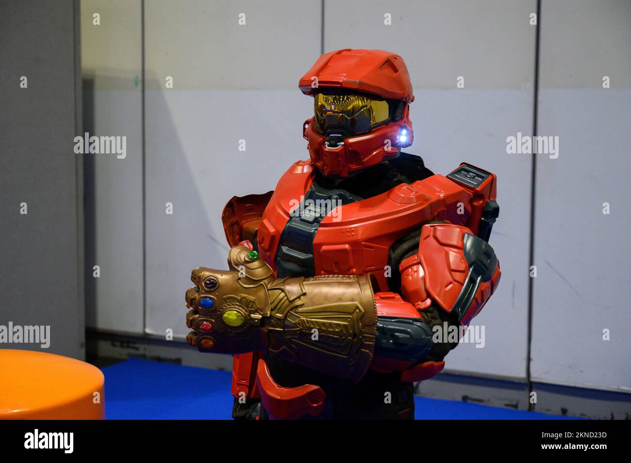 Halo cosplay at MCM Comic Con in London Stock Photo - Alamy