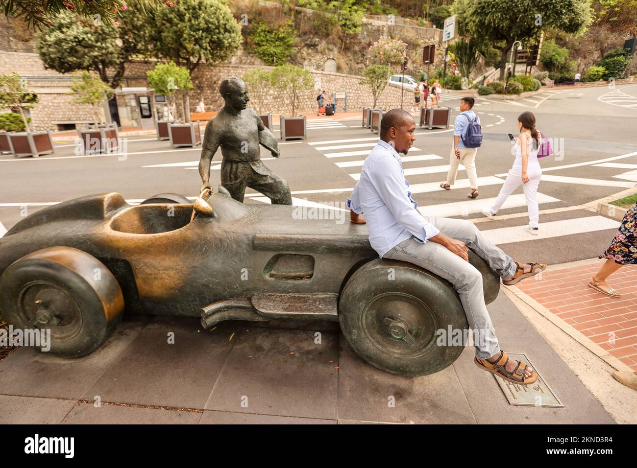 Monaco grand prix sculpture hi-res stock photography and images - Alamy
